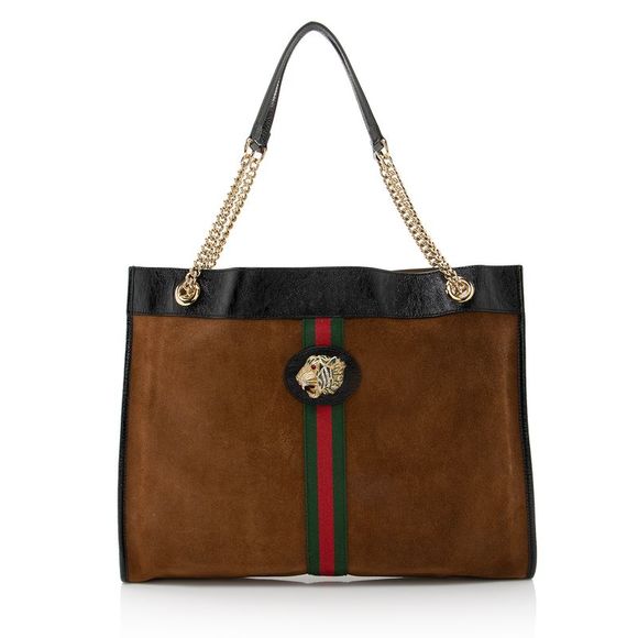 Gucci | Bags | Gucci Suede Rajah Large Tote | Poshmark